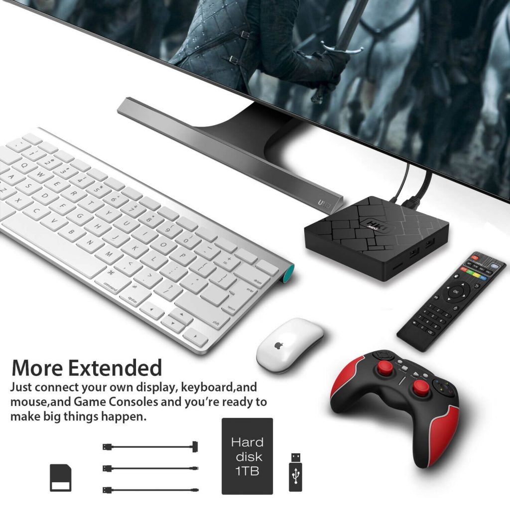 HK1 MINI TV Box Android 8.1 RK3229 Quad Core 2GB+16GB