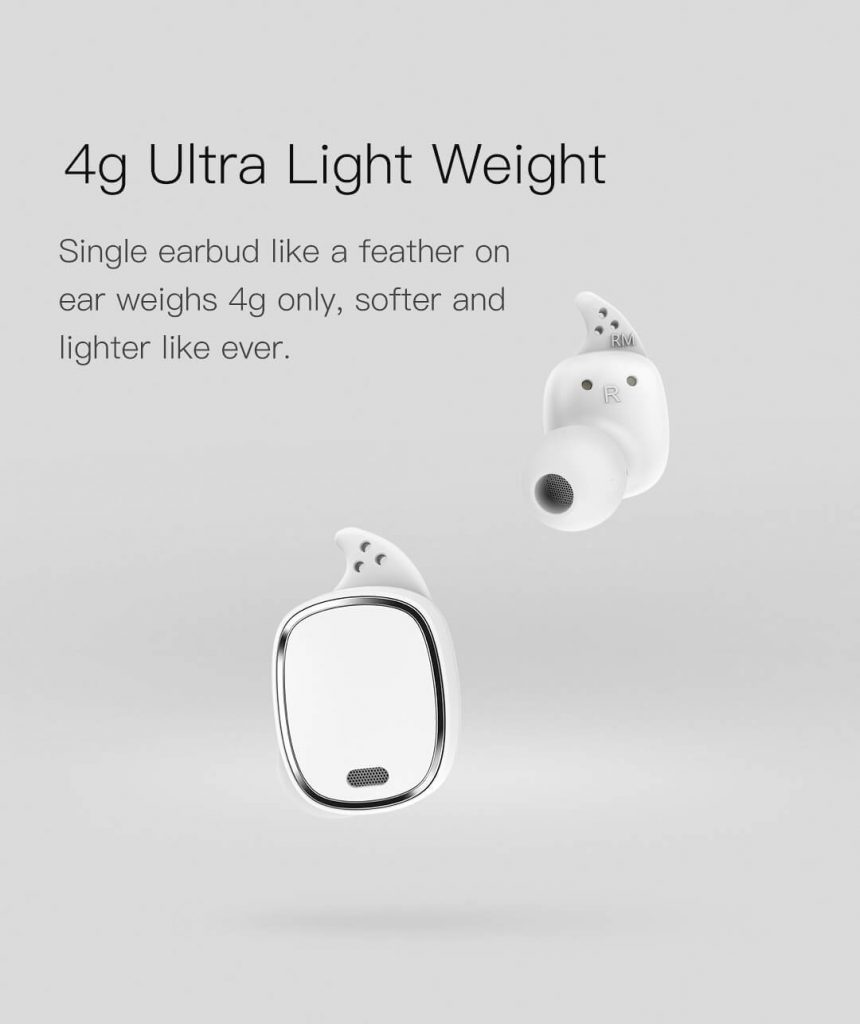 QCY T1 Pro TWS Touch Control Bluetooth Earphones - Chinese Factory