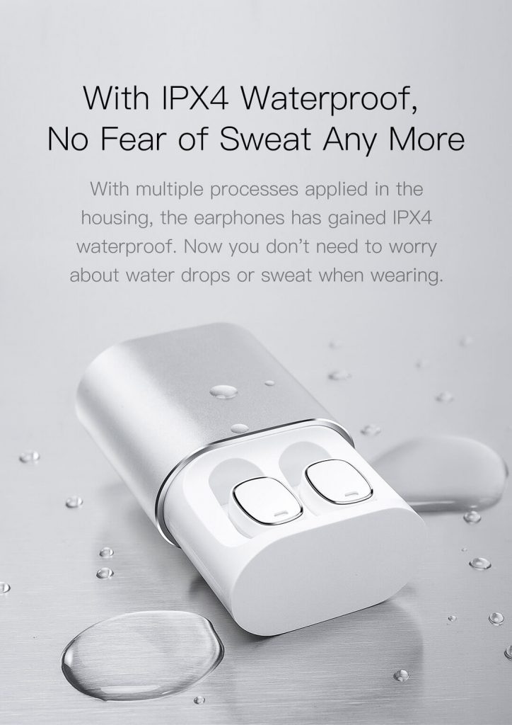 QCY T1 Pro TWS Touch Control Bluetooth Earphones - Chinese Factory