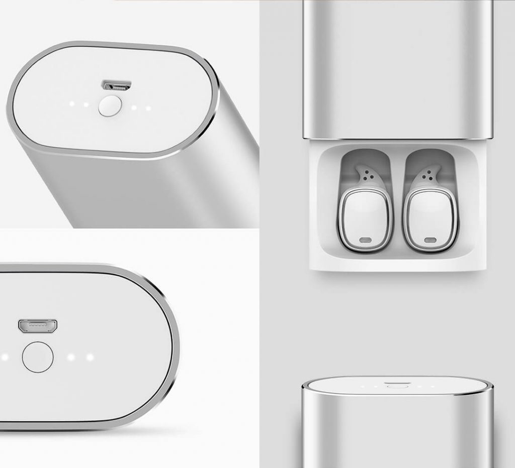 QCY T1 Pro TWS Touch Control Bluetooth Earphones - Chinese Factory