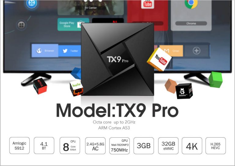 TX9 Pro TV Box firmware with Amlogic S912 (20180205) - VissonTech